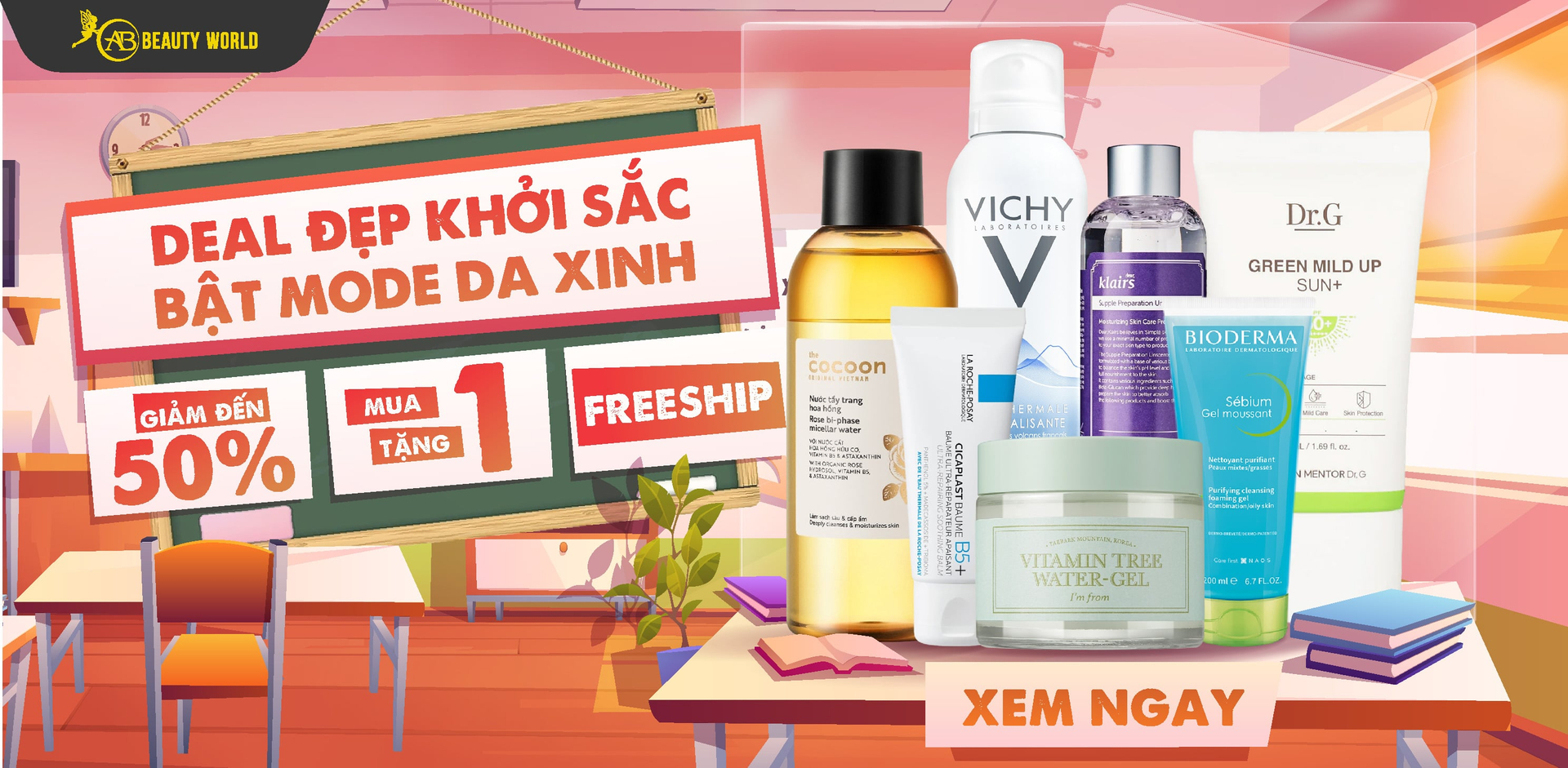AB BEAUTY WORLD - Chuỗi siêu thị mỹ phẩm gia đình