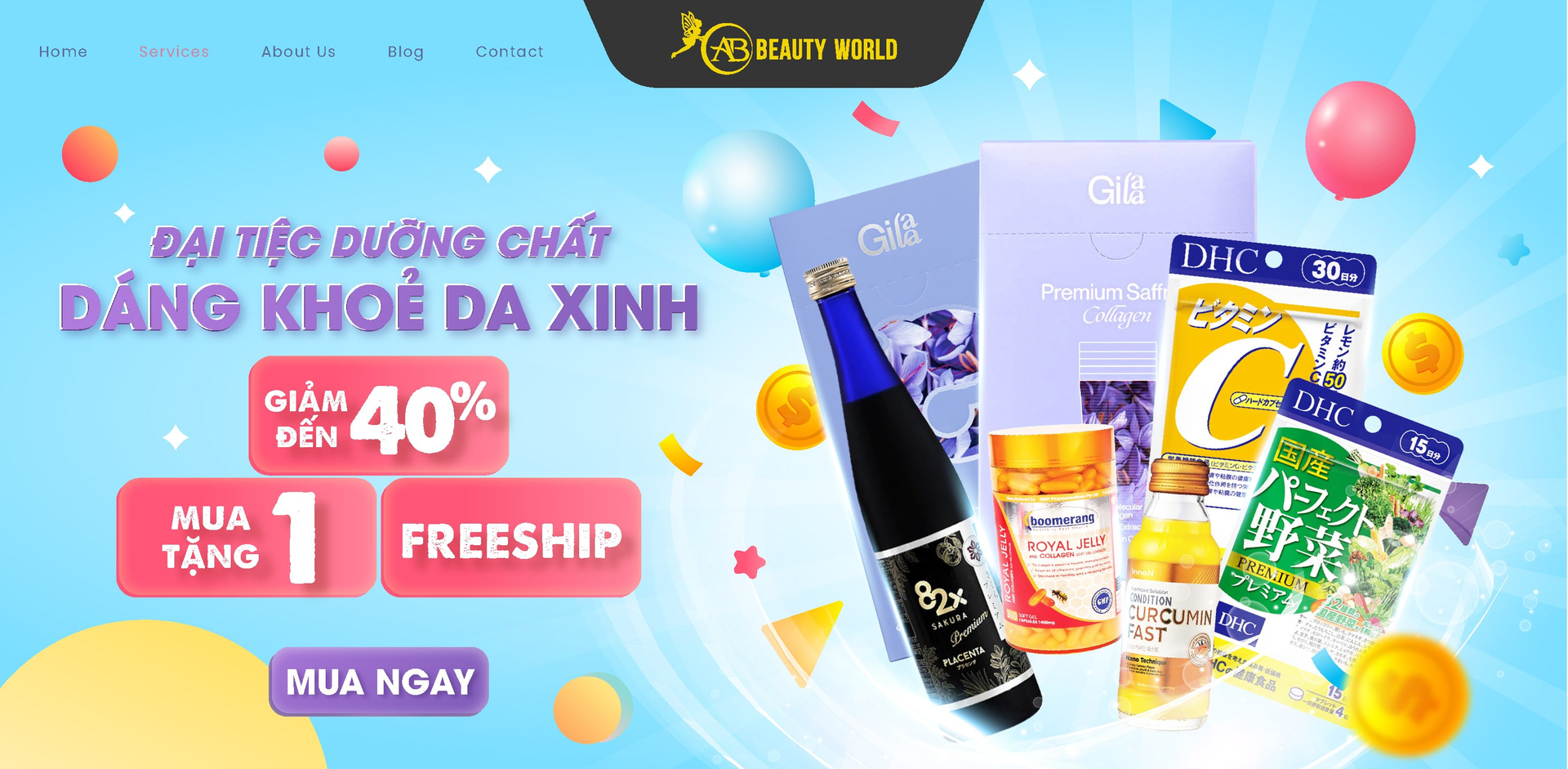 AB BEAUTY WORLD - Chuỗi siêu thị mỹ phẩm gia đình
