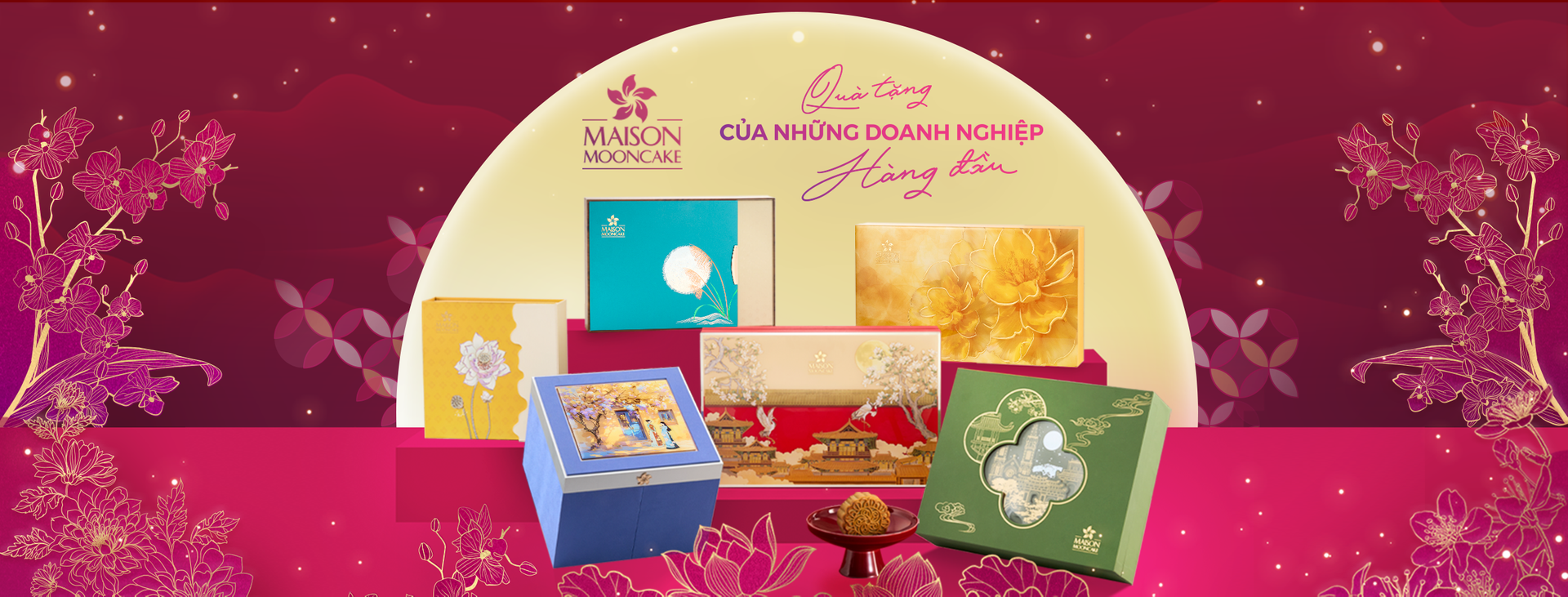 BST Bánh Trung Thu Maison Mooncake 2025 | Quà Tết Cao Cấp Maison Gourmet